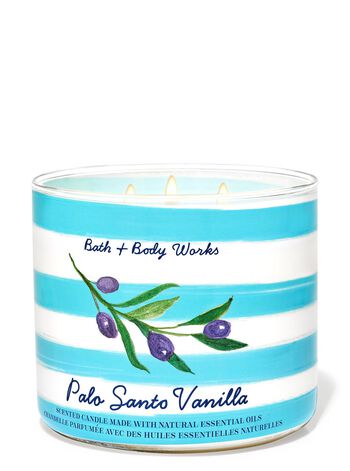 Buy Palo Santo Vanilla 3-Wick Candle Online | Bath & Body Works Hong Kong