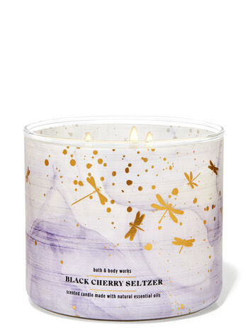 Buy Black Cherry Seltzer 三芯蠟燭 Online | HK Bath & Body Works