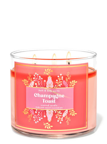 Buy Champagne Toast 3-Wick Candle Online | Bath & Body Works Hong Kong