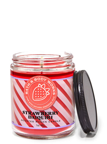 Buy Strawberry Daiquiri Single Wick Candle Online | Bath & Body Works ...
