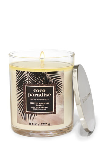 Buy Coco Paradise Single Wick Candle Online | Bath & Body Works Hong Kong