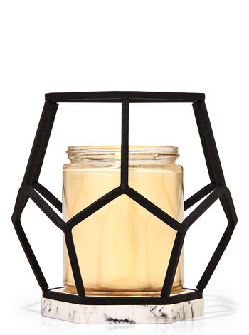 Buy Black Hexagon Single Wick Candle Holder Single Wick Candle Holder ...